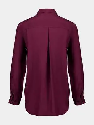 PAULA Name' Amethyst Winetasting Silk Shirt