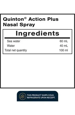 QUICKSILVER SCIENTIFIC Action Plus Hypertonic Saline Seawater Nasal Spray