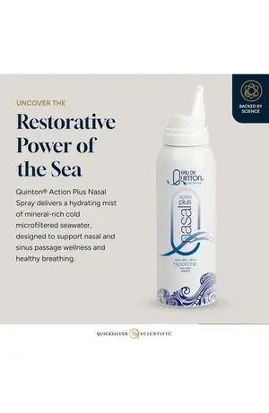 QUICKSILVER SCIENTIFIC Action Plus Hypertonic Saline Seawater Nasal Spray