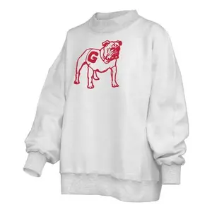 PRESSBOX Georgia Bulldogs Reversible Sweatshirt