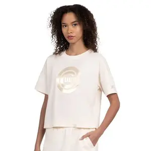 STARTER Chicago Cubs Pastels Boxy Cropped T-shirt - Cream