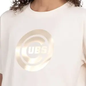 STARTER Chicago Cubs Pastels Boxy Cropped T-shirt