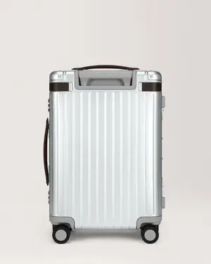 CARL FRIEDRIK Aluminium Carry-on Luggage - Silver/chocolate