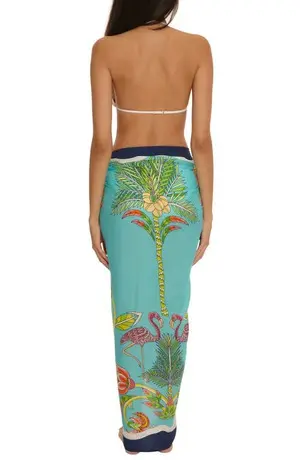Trina Turk Flamingo Cover-up Pareo