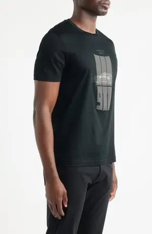 BOSS Porsche Spirit 70 Grx 1 Graphic T-shirt - Black