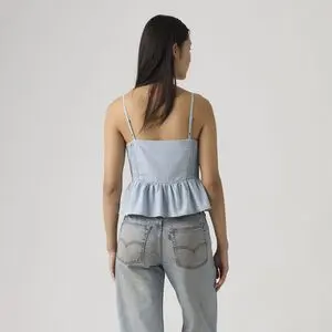 LEVI'S Monet Blouse With Adjustable Straps And Button-up Front - Soft Current