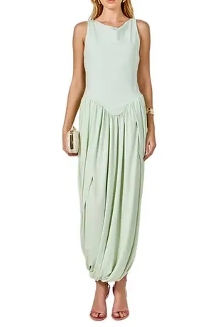 Gathered Skirt Maxi Dresses