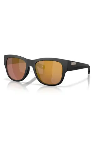 COSTA DEL MAR Caleta Polarized Sunglasses - Netplus Black/gold