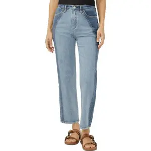 SILVER JEANS CO. High Waist Straight Leg Jeans