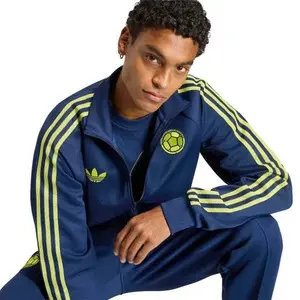 Adidas Colombia National Team Originals Full-zip Track Jacket - Navy