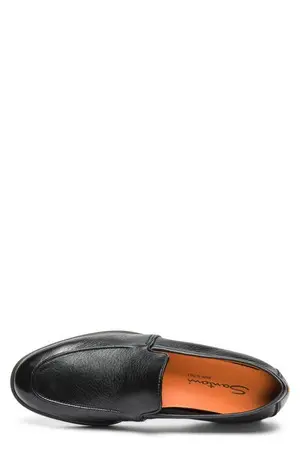 Santoni Malibu Slip-on Shoe - Black-n01