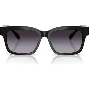 Tory Burch Tory Burch Rectangle Sunglasses Black/grey Gradient