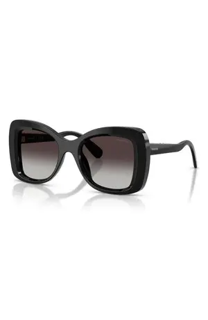 SWAROVSKI Butterfly Sunglasses - Black/grey Gradient