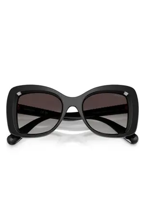 SWAROVSKI Butterfly Sunglasses - Black/grey Gradient