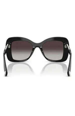 SWAROVSKI Butterfly Sunglasses - Black/grey Gradient