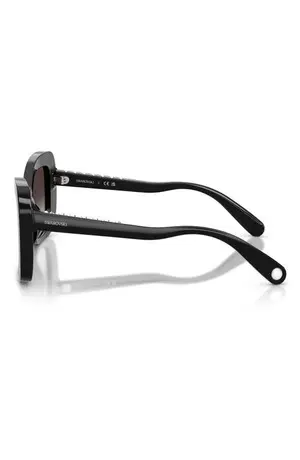 SWAROVSKI Butterfly Sunglasses - Black/grey Gradient