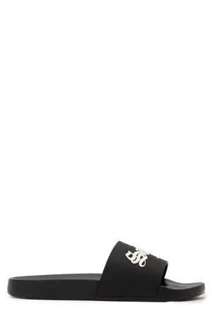 ALLSAINTS Saint Slide Sandals With Logo Detailing