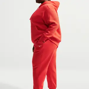 Nike Phoenix Fleece High-waisted Oversized Sweatpants - Red