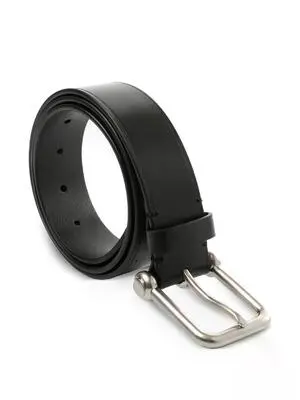 ANN DEMEULEMEESTER Marin Leather Belt - Black