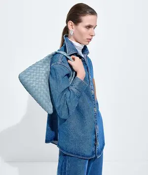 Bottega Veneta Small Campana - Mineral