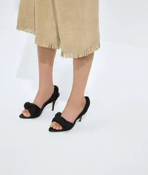 Bottega Veneta Grace Slingback Sandal - Black
