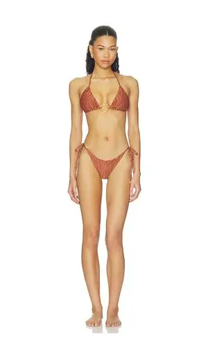 Luli Fama Muse Glow Seamless Ruched Back Brazilian