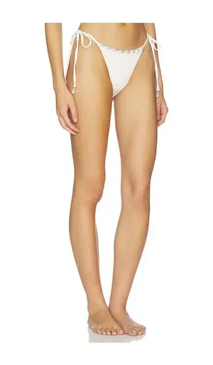 LA PORTE Luxe Aurora Bikini Bottom - Cloud Dancer