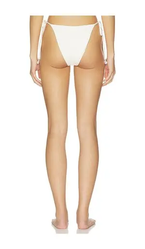 LA PORTE Luxe Aurora Bikini Bottom - Cloud Dancer