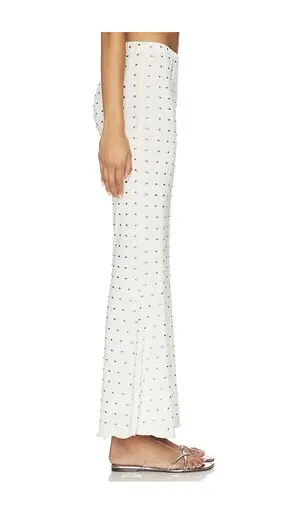 SIEDRES Jeslynn Flare Leggings With Studded Detail