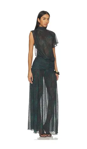 SIEDRES Dakota Halterneck Maxi Dress