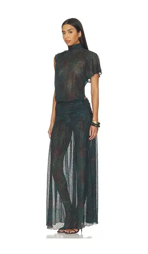 SIEDRES Dakota Halterneck Maxi Dress