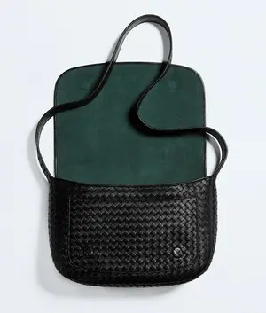 Bottega Veneta Veneto Large Messenger - Black