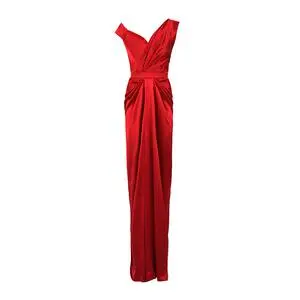 Alina Cernatescu V Neck Evening Dresses