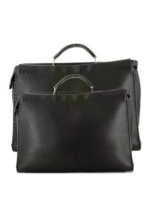 Fendi Large Peekaboo Handbag - Black