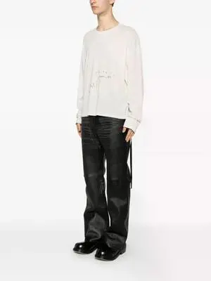 ANN DEMEULEMEESTER Emil Graphic-print Long-sleeve Top