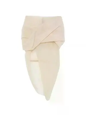 Rick Owens Draped Calf Skirt