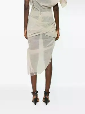 Rick Owens Draped Calf Skirt