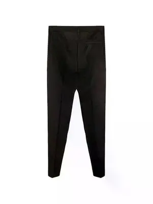 FAY Pressed-crease Slim-fit Cotton Trousers