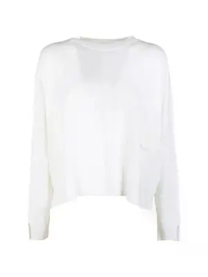 CINQUE Long-sleeved Sweater - White