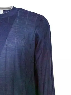 Eleventy Ribbed Knit Crew Neck Sweater