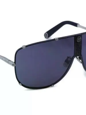 Philipp Plein Rimless Pilot Sunglasses