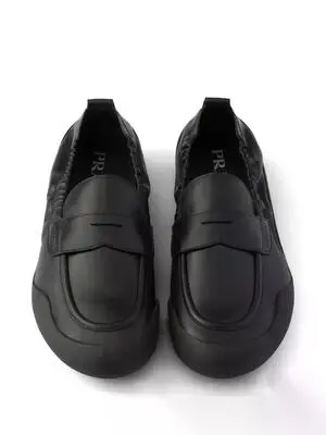 Prada Speedrock Leather Loafers