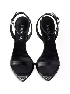 Prada Brushed Leather Sandals