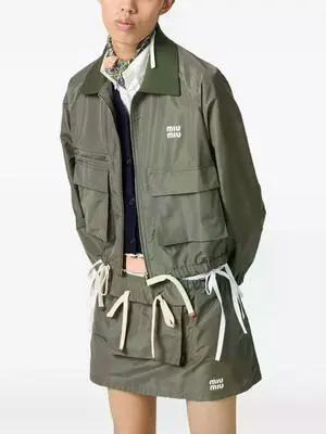 Miu Miu Technical Fabric Blouson Jacket