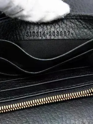 Gucci 2000-2015 Dollar Calfskin Interlocking G Wallet On Chain Crossbody Bag