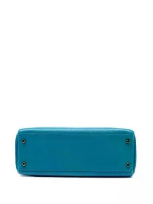 Hermès Clemence Kelly Ii Retourne 32 Satchel - Blue