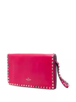 Valentino Garavani Rockstud Leather Clutch