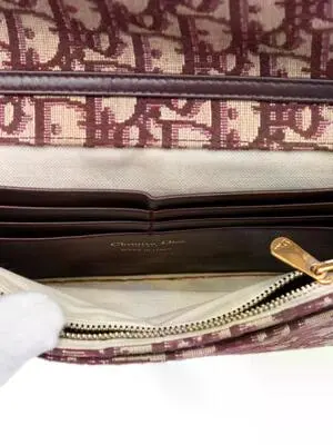 Dior 2019 Oblique Canvas Saddle Wallet On Chain Crossbody Bag