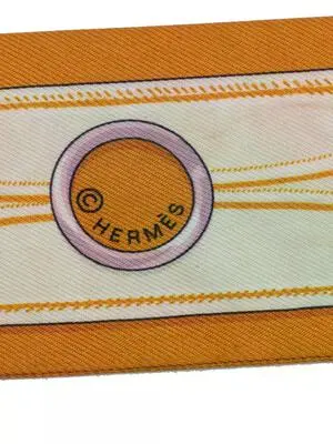 Hermès 2010-2026 Maillons Silk Twilly Scarf Scarves