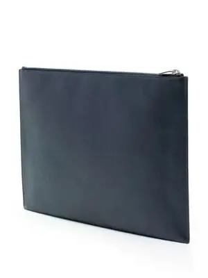 Saint Laurent Grain De Poudre Zip Document Holder Clutch Bag